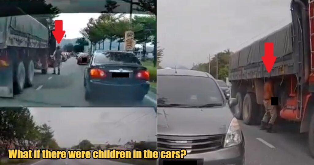 Shirtless Lorry Driver Runs Red Light & Then Pees Publicly in Traffic ...