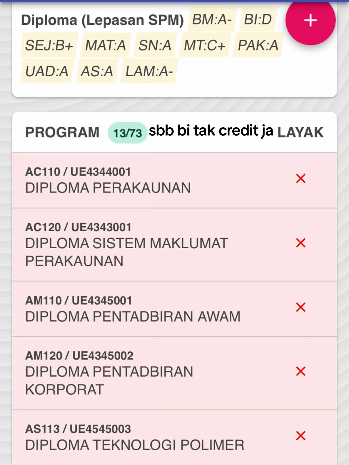 7A SPM Student Gets Rejected by Universities for Scoring D in English ...