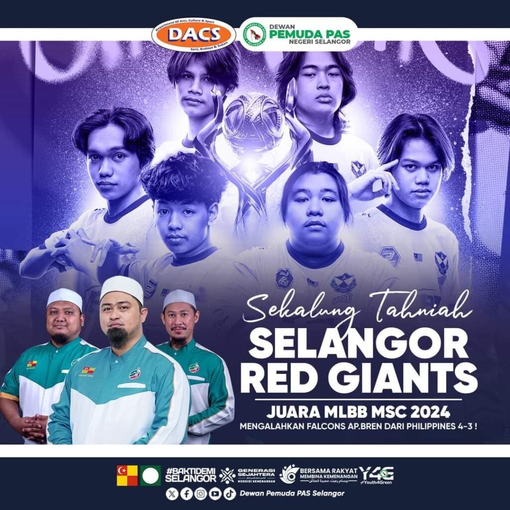 M'sians Call Out PAS Youth for 'Syok Sendiri' Poster Congratulating ...