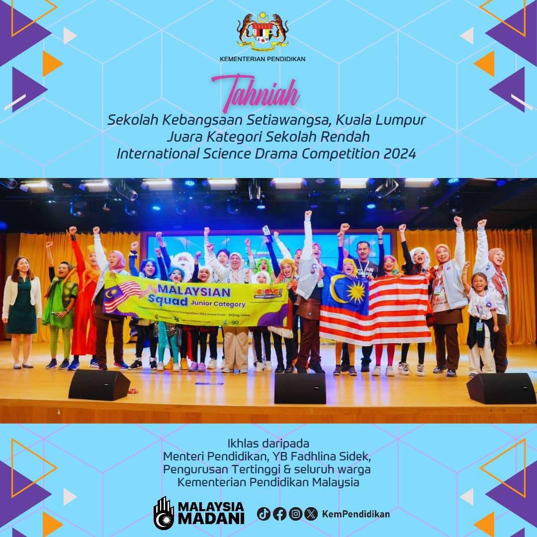 M'sian Students Crowned Champions at the International Science Drama ...