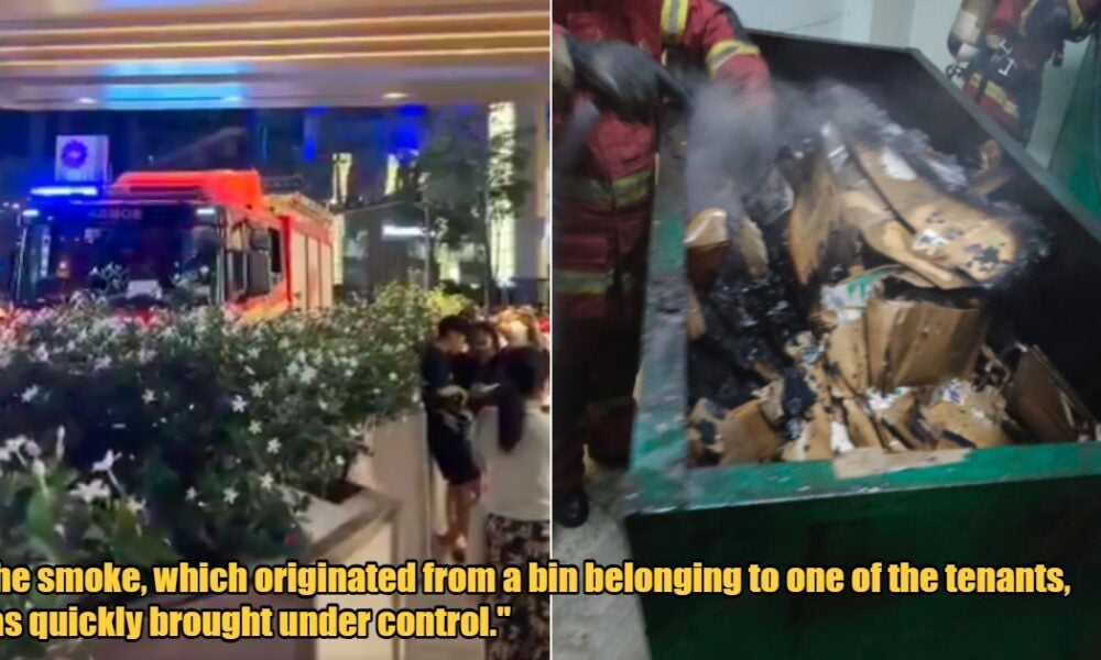 KLCC Visitors & Tenants Evacuated Due to Fire From a Tenant's Dumpster ...