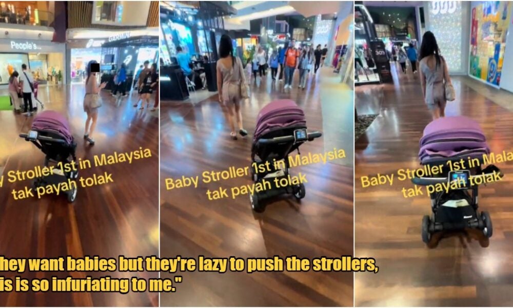 "Want kids but lazy to push stroller" - A Motorised Baby Stroller That ...
