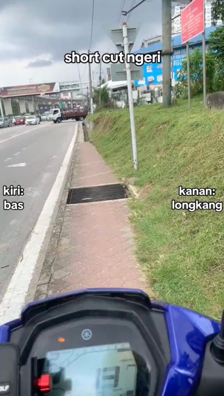 "Scary shortcut" - M'sian Rides Dangerously Against Traffic on Narrow ...