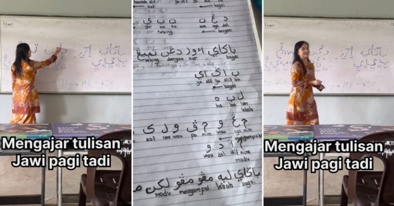 M'sians in Awe of Non-Muslim Teacher Who Teaches Jawi in School ...
