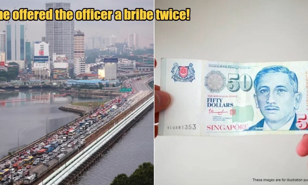 SG Woman Jailed for Trying to Bribe Officer at Causeway, Says She ...