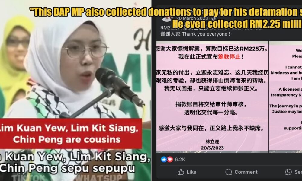 "DAP can, PAS cannot?" - M'sian Defends Alleged Lawsuit Fundraiser by ...