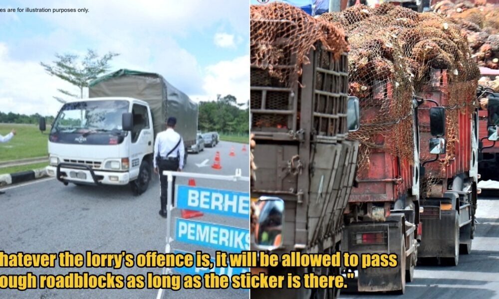 M'sian Lorry Operators are Allegedly Buying ‘Special Stickers’ for as ...