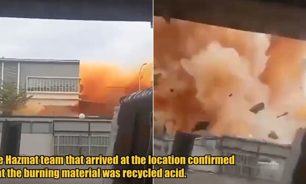 Huge Explosion at Klang Chemical Factory Releases Eye-Irritating Yellow ...