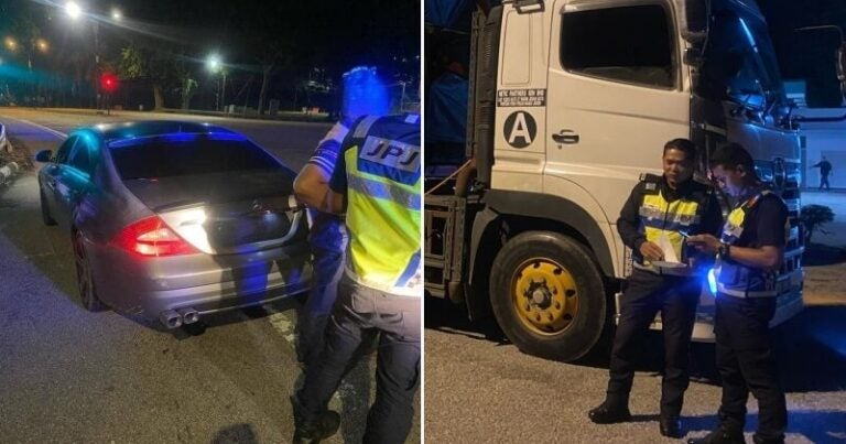 JPJ Seizes a Mercedes-Benz at Melaka Roadblock as Owner Didn't Renew ...