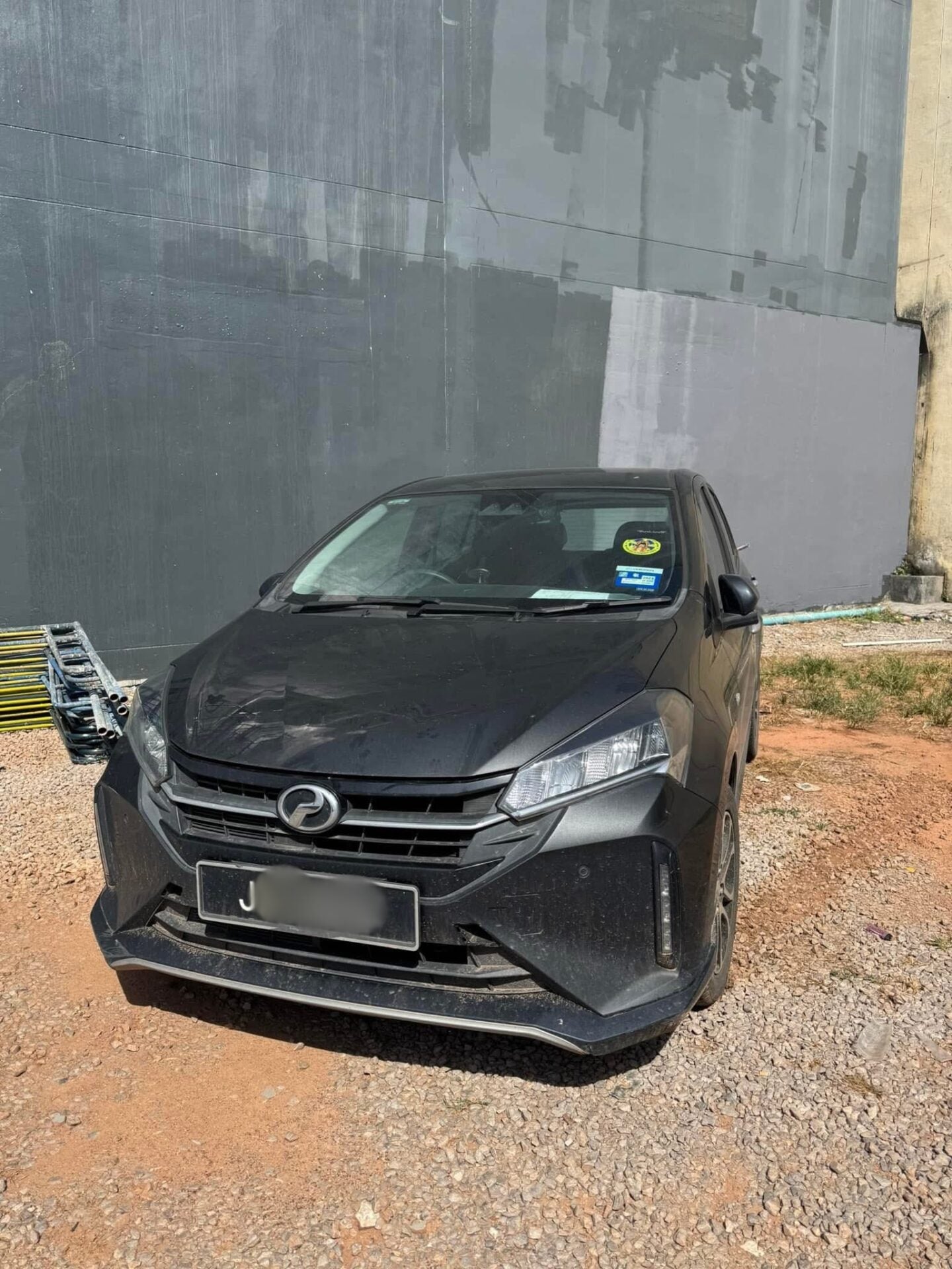 M’sian-Registered Myvi Left at Construction Site in Thailand for a ...