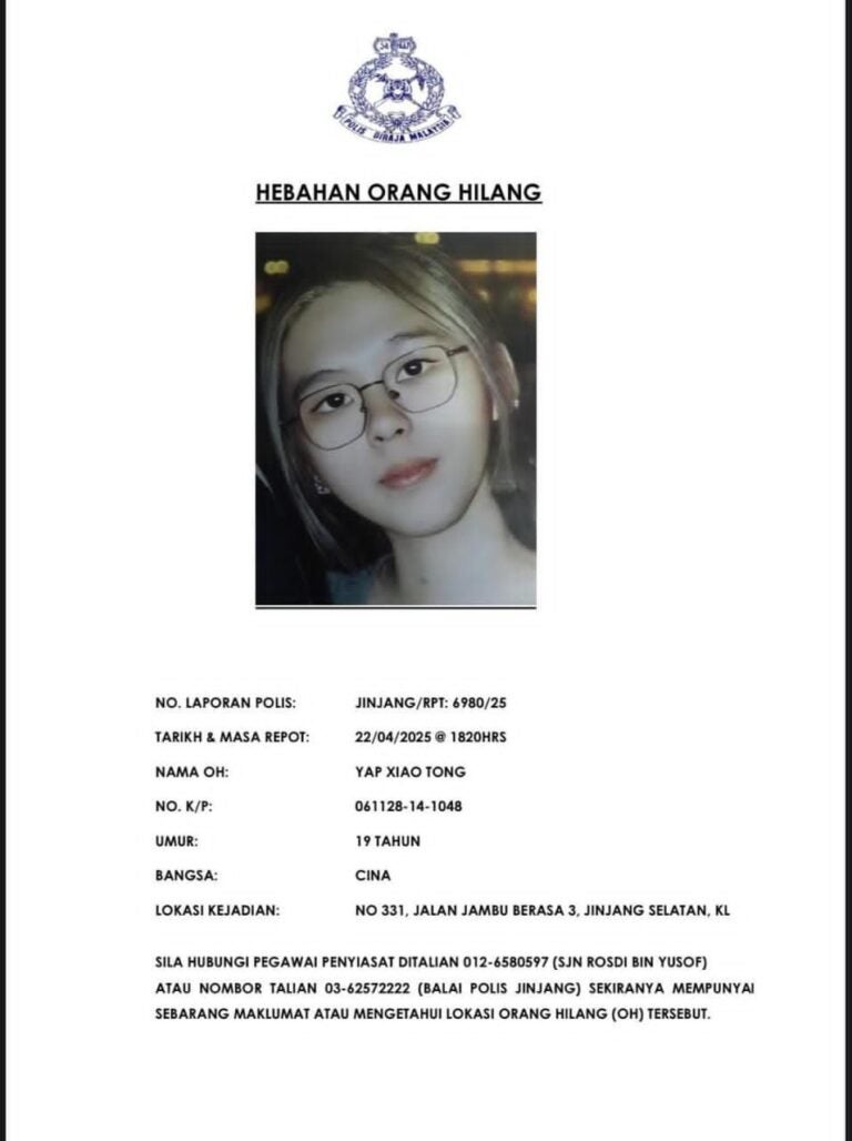 19yo Girl Reported Missing In Kepong Shares Update After 10 Days That She Wont Return Home