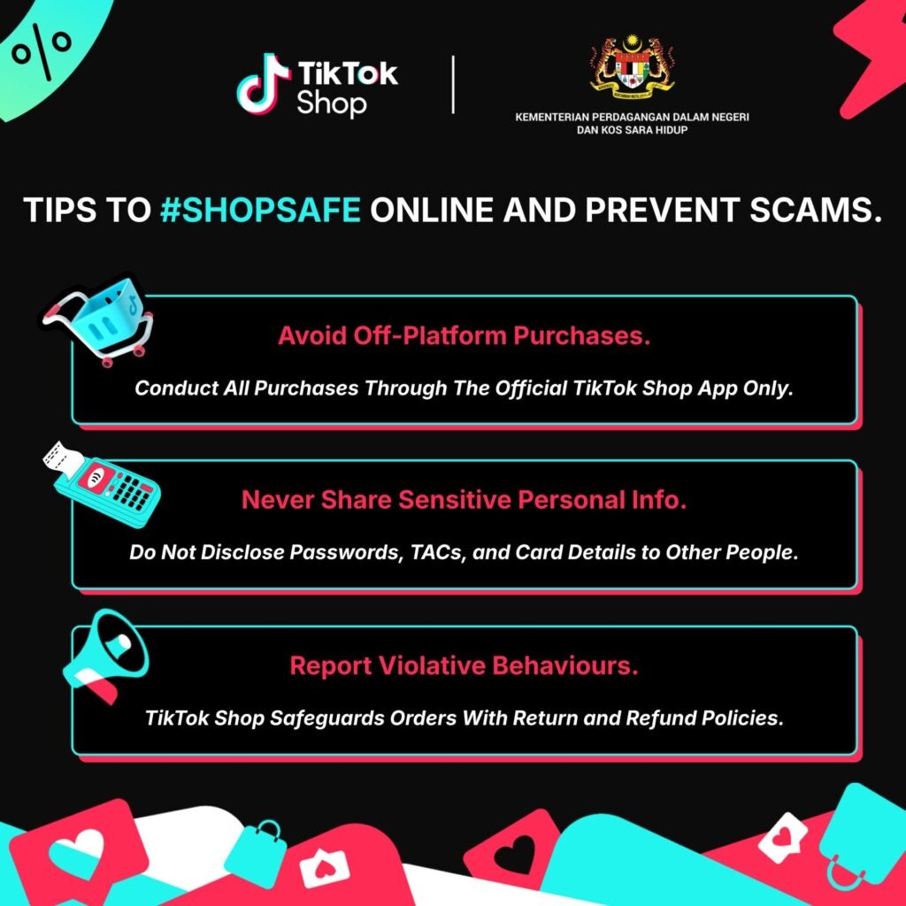 TikTok Shop and KPDN Introduce #ShopSafe Tips to Help Prevent Online ...