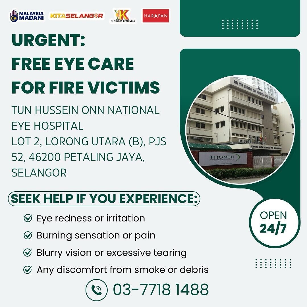 Tun Hussein Onn National Eye Hospital is Offering FREE Eye Care for the ...
