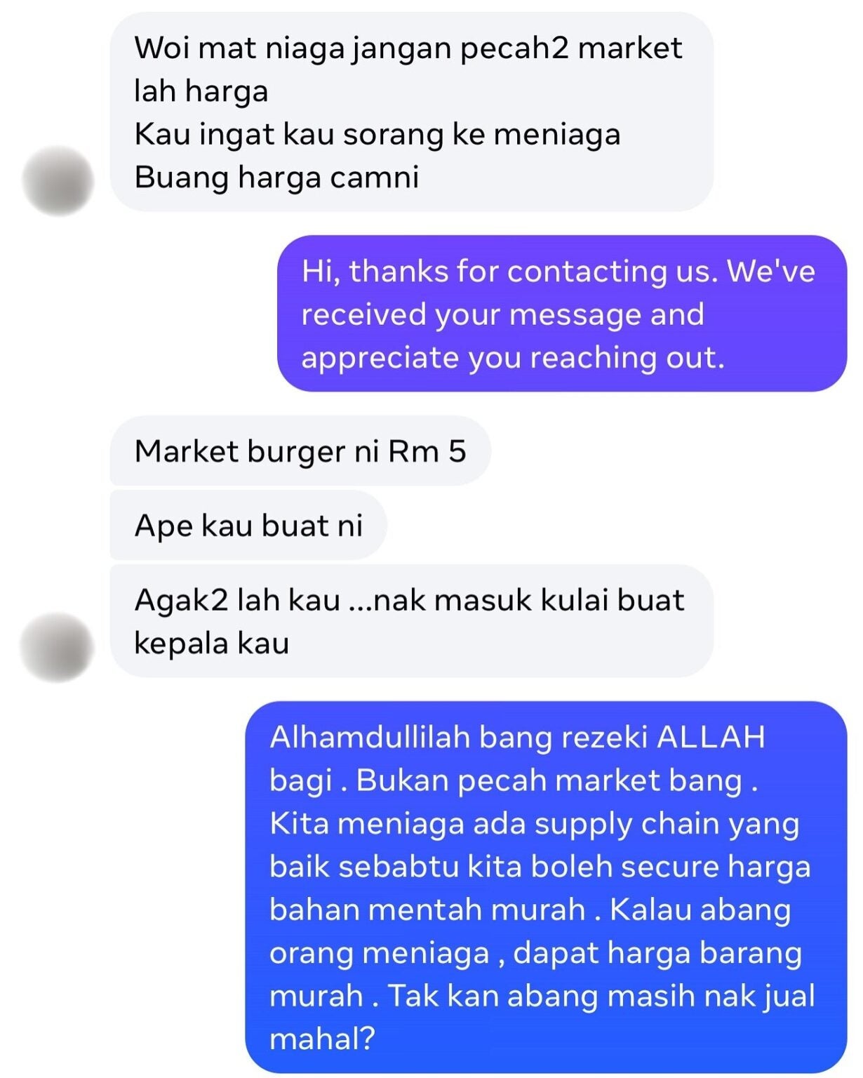 M'sian Asks If He Should Raise His RM3.90 Burger Price After Another ...