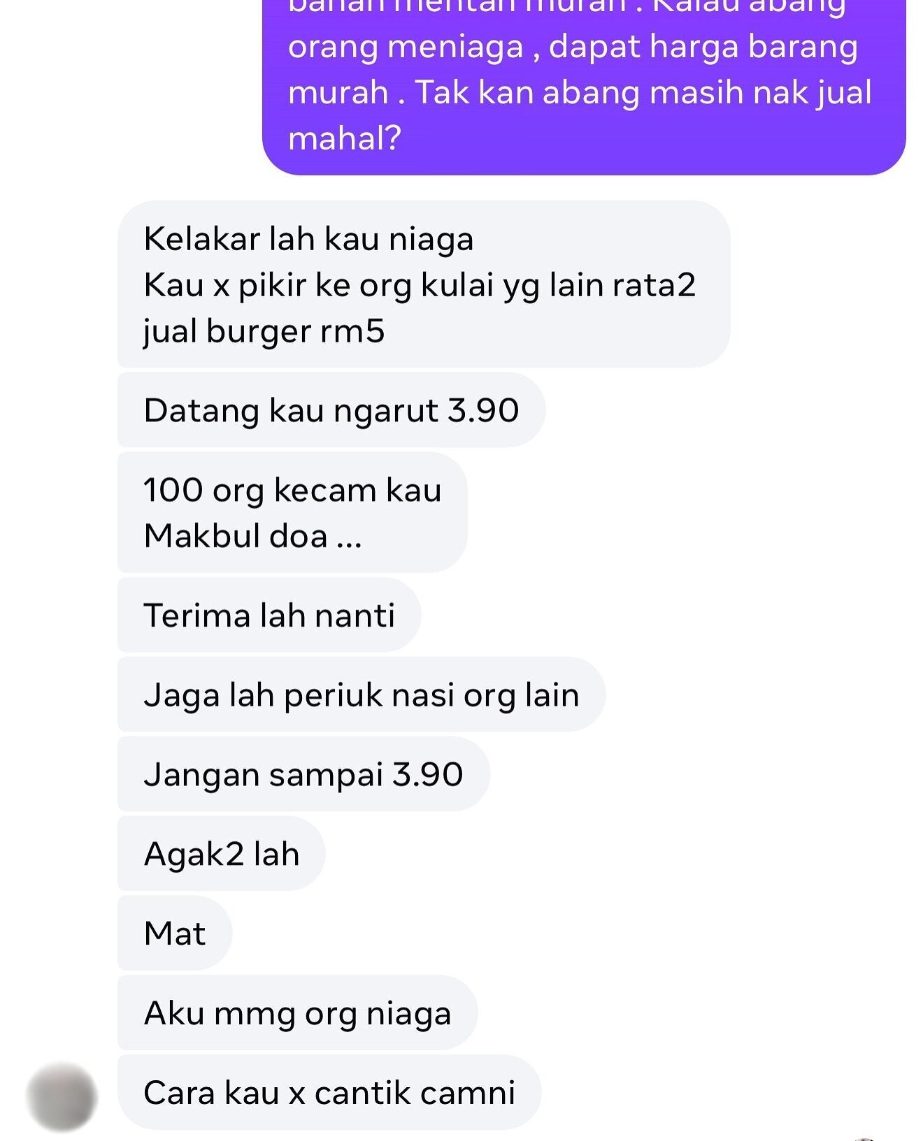 M'sian Asks If He Should Raise His RM3.90 Burger Price After Another ...