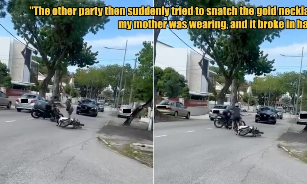 71yo Penang Woman Uses Water Bottle to Bravely Fight Off Snatch Thief Posing as Police Officer ...