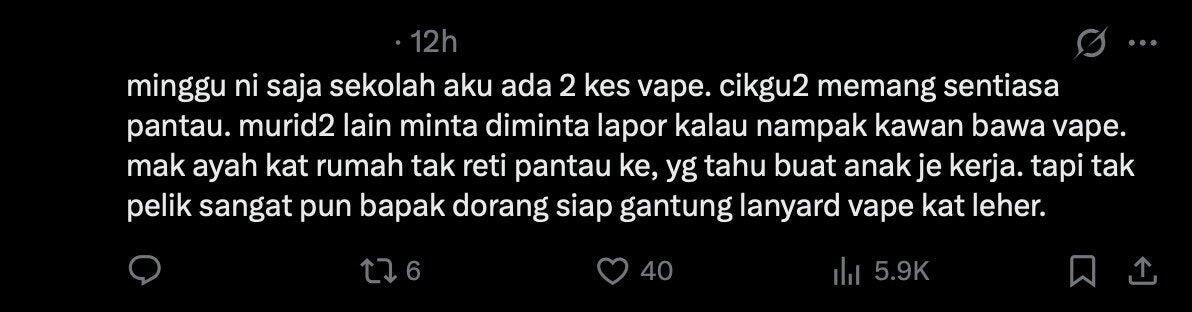 "Just ban vapes" - M'sians Saddened by Viral Video of School Students ...