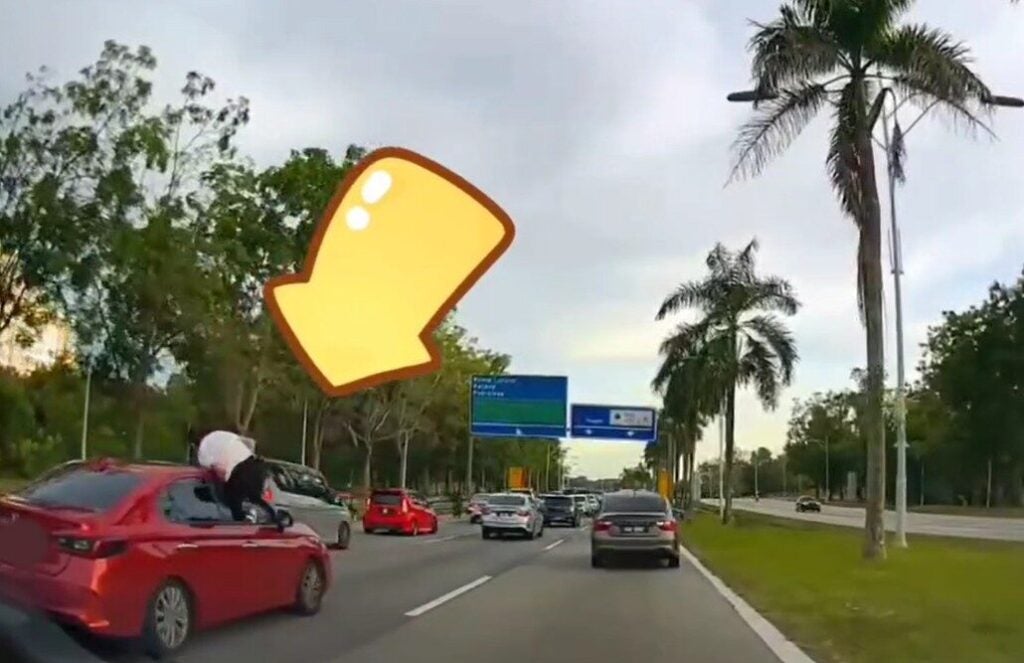 WATCH: Men Climb Out of Driver's Window & Onto Roof of Moving Car ...