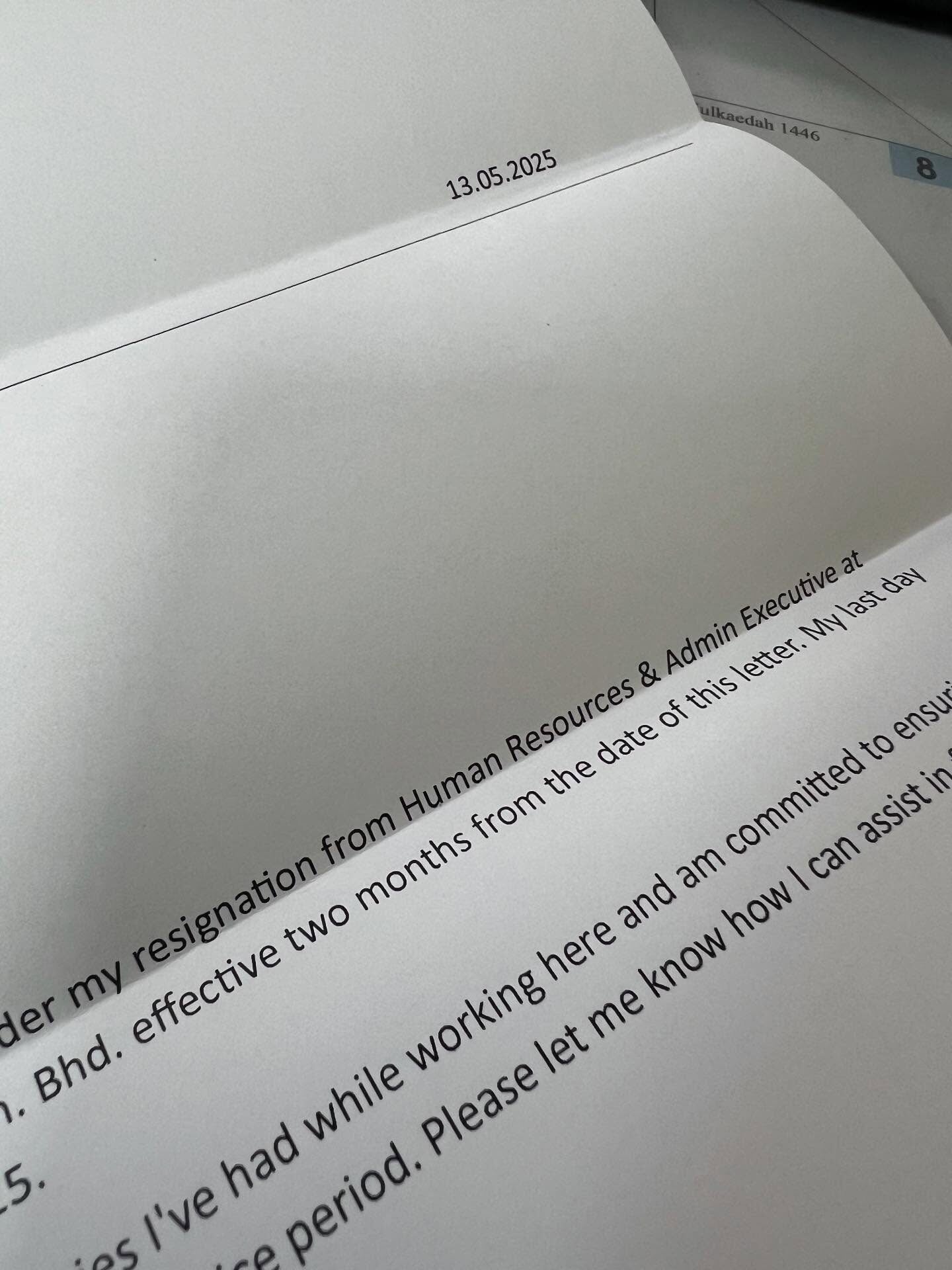 Is This Legal? M'sian Submits Resignation Letter for 3rd Time After ...