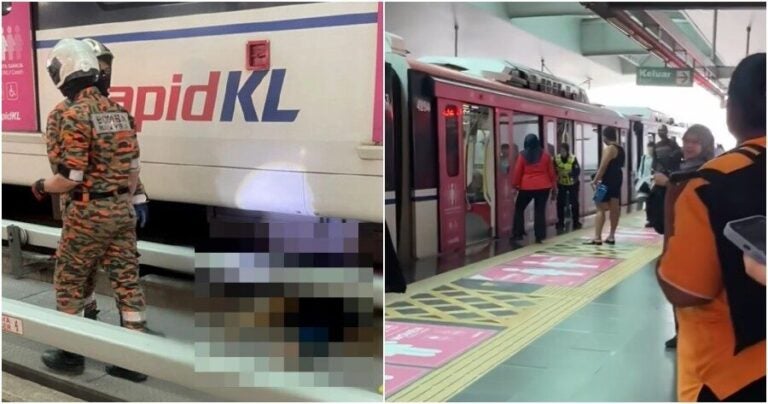 Taiwanese Senior Citizen Falls onto LRT Tracks in Puchong, Tragically ...