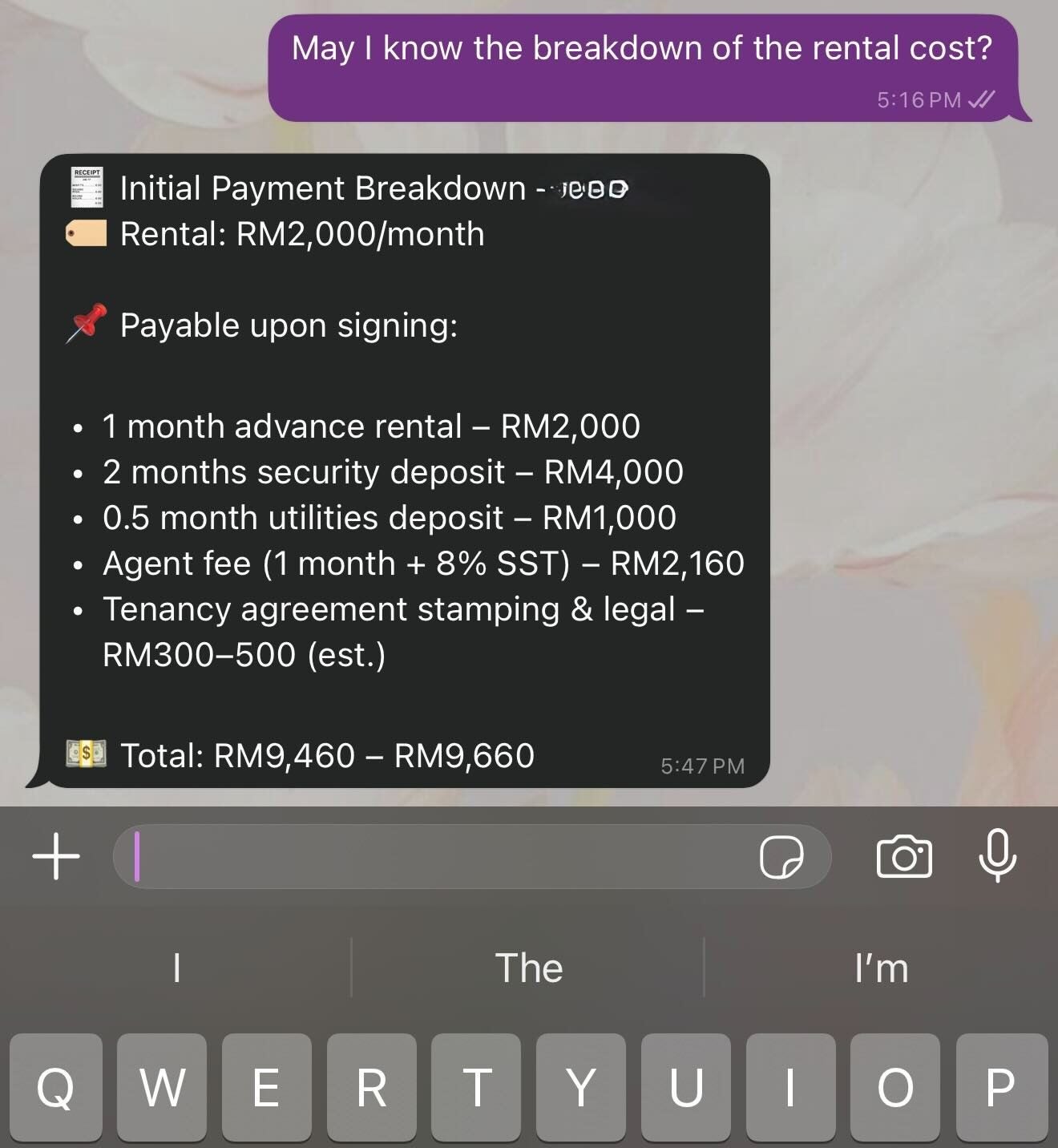 M'sian Shocked to Discover RM2,160 Agent Fee in Rental Payment ...