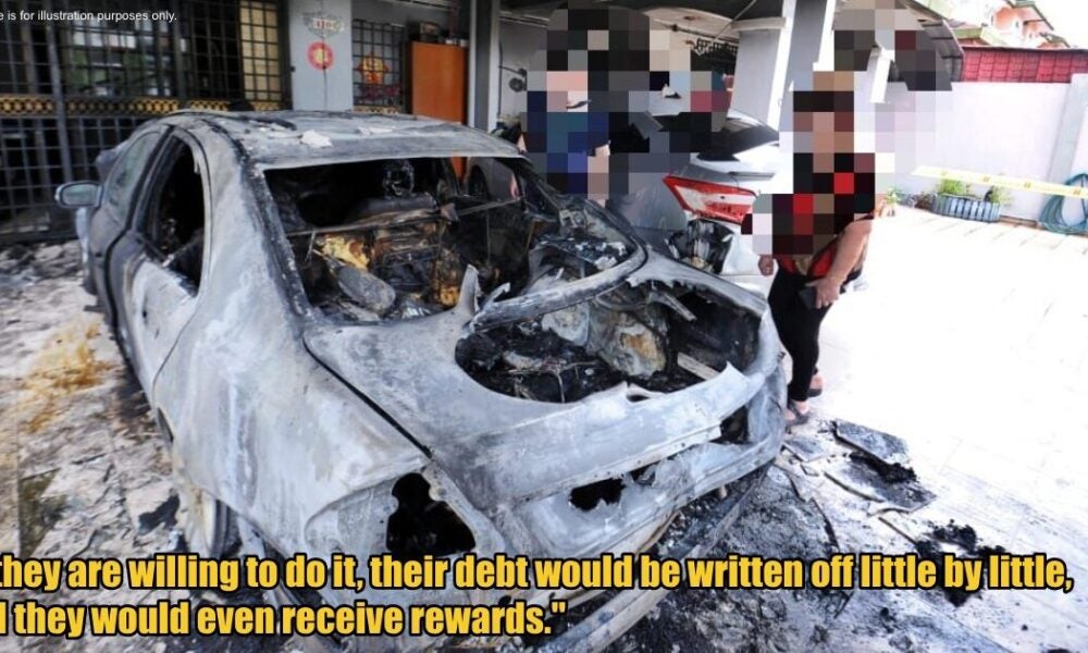 M'sian Who Borrowed RM150 from Ah Long Allegedly Forced to Burn Down ...