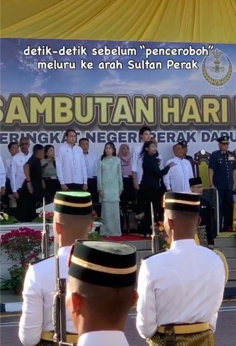 JUST IN: Woman Arrested for Storming Stage & Attempting to Hug Perak ...