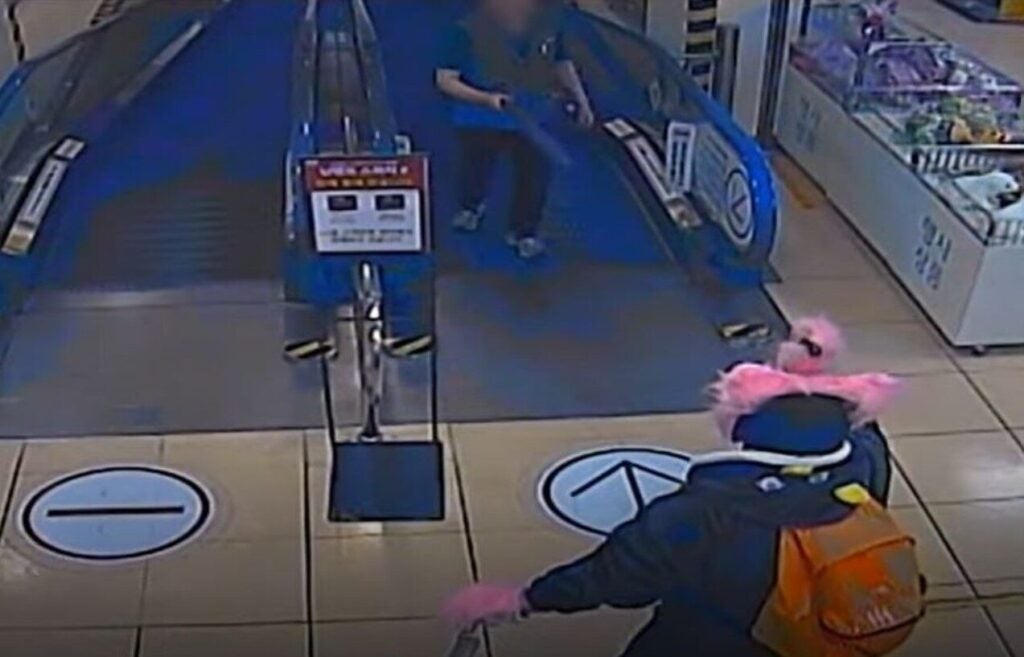 Woman in Cat Mask Runs Amok with Knives in Korean Supermarket, Answers ...
