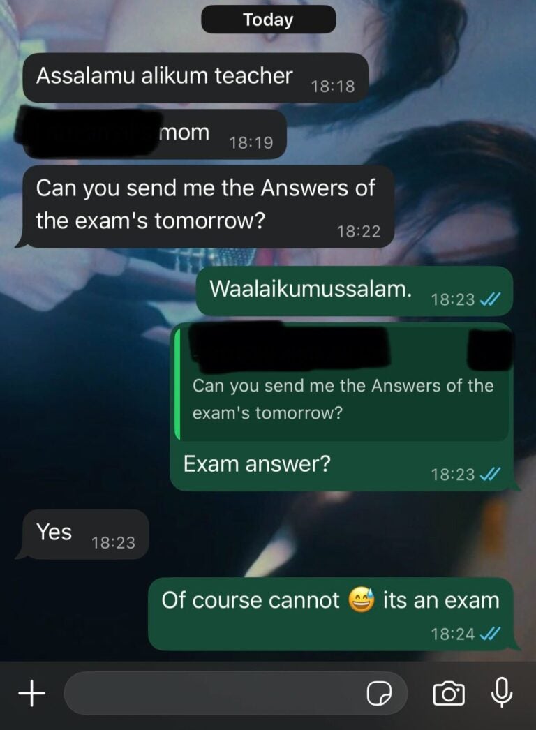 "Can you send me the answers?" - M'sian Teacher Shocked by Request from ...