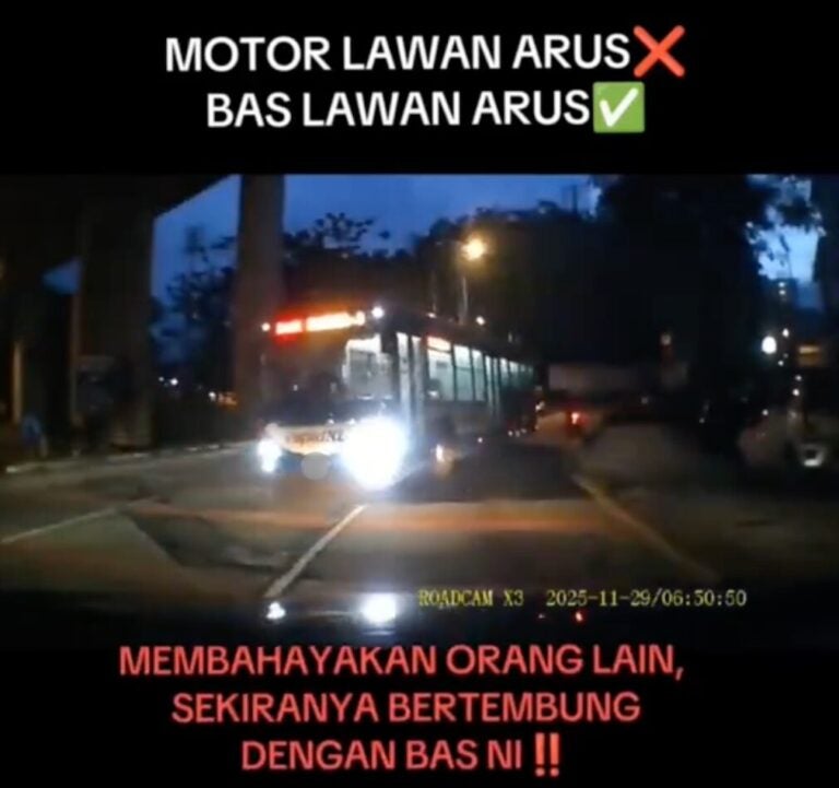 Viral Video Shows RapidKL Bus Going Against Traffic & Blocking 3 Lanes ...