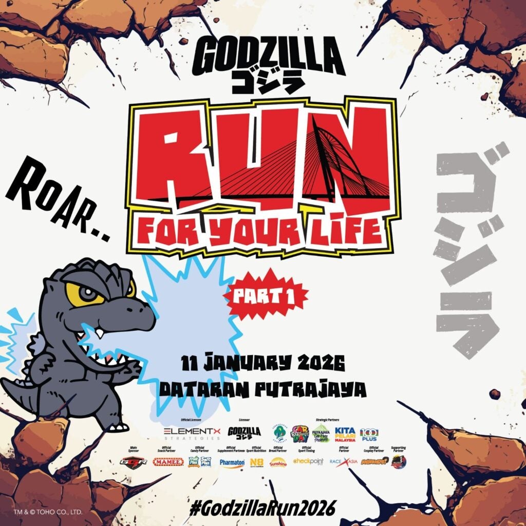 Goji-Run! Godzilla Run: Run For Your Life to Roar M'sian Runners in ...