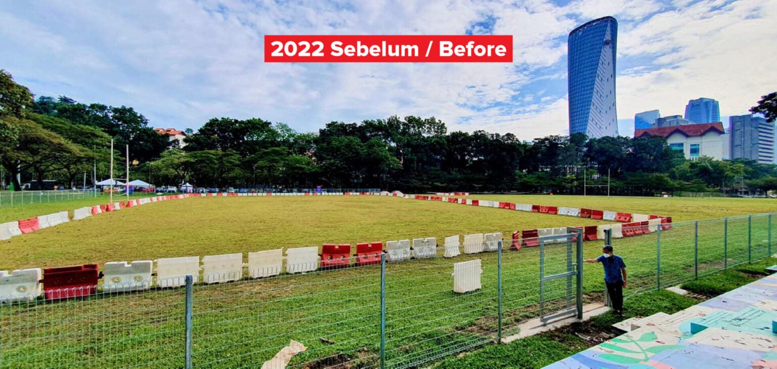 Hannah Yeoh Walks the Talk, Reopens Padang Merbok to Public 3 Years ...