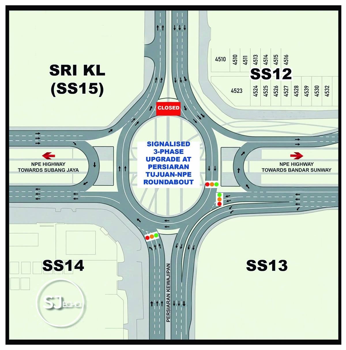 Infamous Subang Jaya Roundabout Linking SS12-SS15 to Be Upgraded With ...